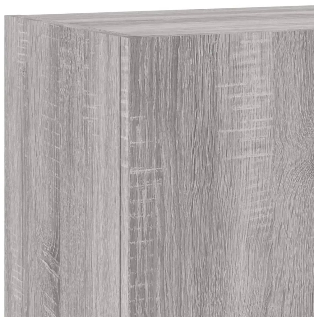 5dílná obývací stěna šedá sonoma kompozitní dřevo - Default Title