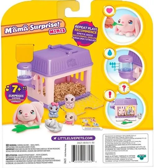 Little Live Pets Máma Surprise Minis Zajíčci Moose 26625