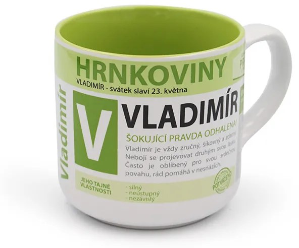 Hrnek se jménem VLADIMÍR Hrnkoviny