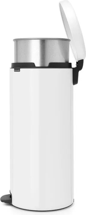 Bílý nášlapný ocelový odpadkový koš 30 l NewIcon – Brabantia