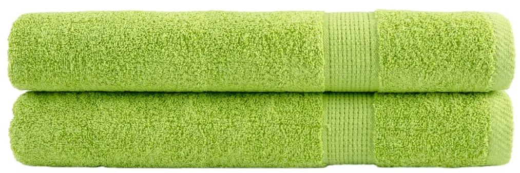 Premium ručníky SOLUND 2 jablkově zelené 100x200cm 600g/m² 137509
