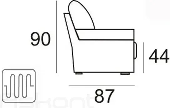 Askont Barello NUUK: Rohová sedací souprava 1R2