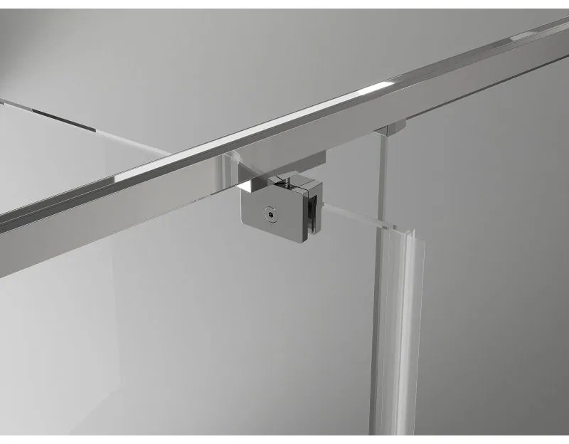 Mexen Exo, dvojité křídlové sprchové dveře 90x200 cm, 6mm čiré sklo, chromový profil, 8182-090-000-01-00
