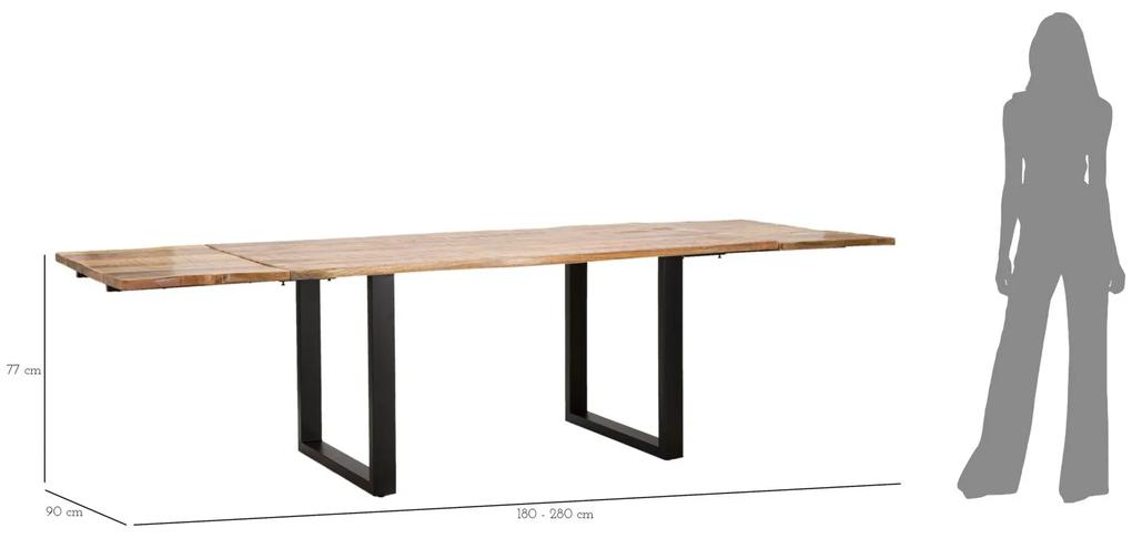 Mauro Ferretti Jídelní stůl  EDGE ALL. 180X90X77 cm