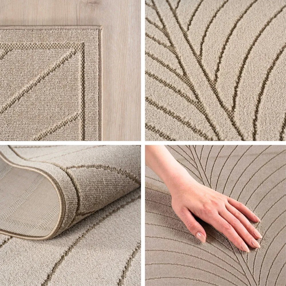 Béžový vnitřní a venkovní koberec 140x200 cm Nova 1204 – Ayyildiz Carpets