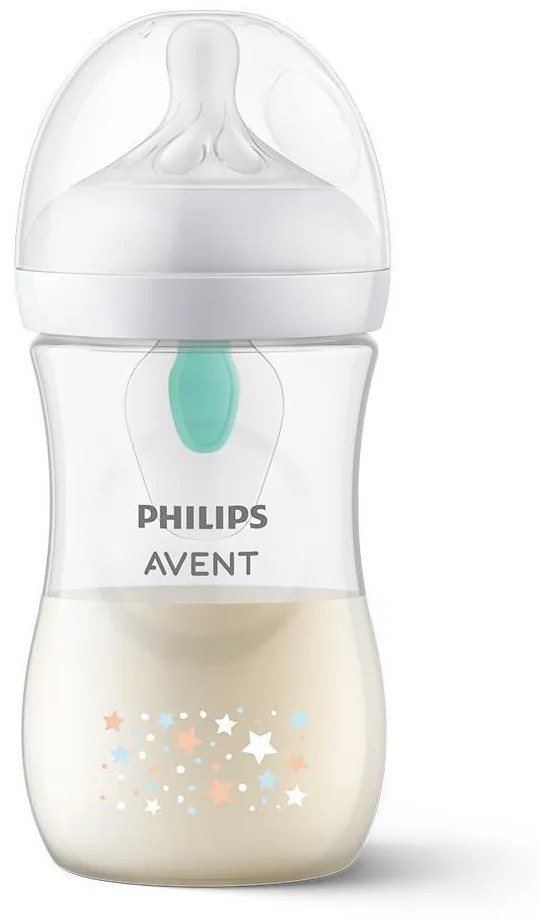 Avent Láhev Natural Philips Response s ventilem AirFree 260 ml, 1 m+ Medvěd