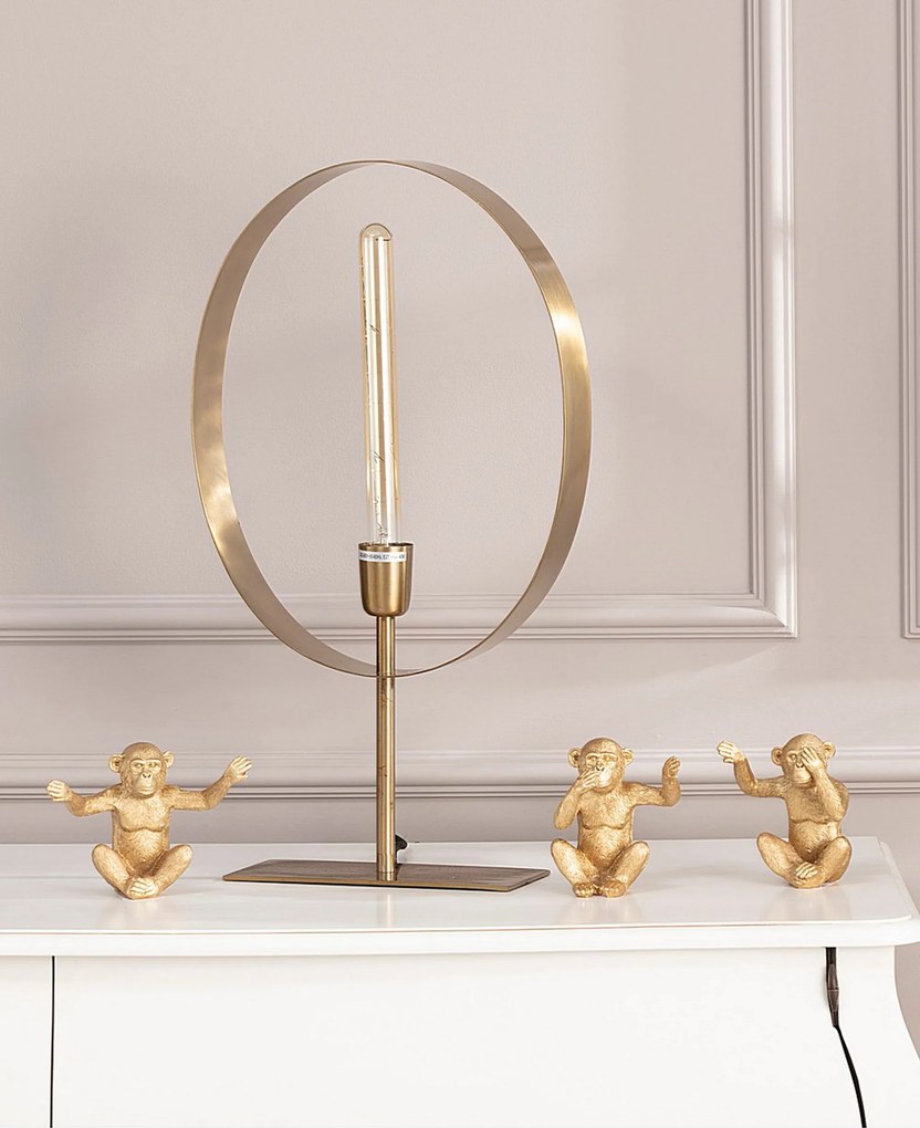 Stolní lampa Deco Gold výška 61 cm