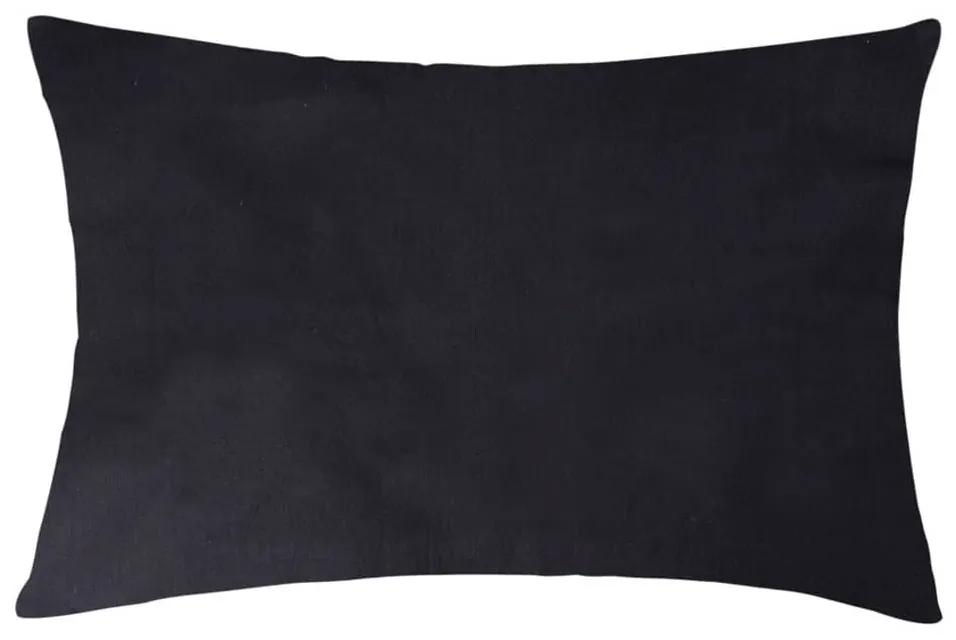 XPOSE® Bavlněný povlak na polštář MICHAELA - černý 40x60 cm