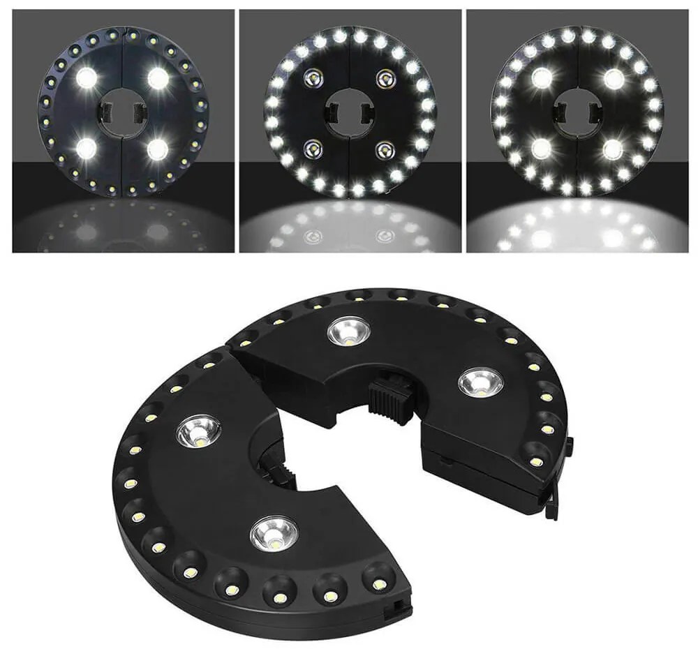 LED lampa ke slunečníkům
