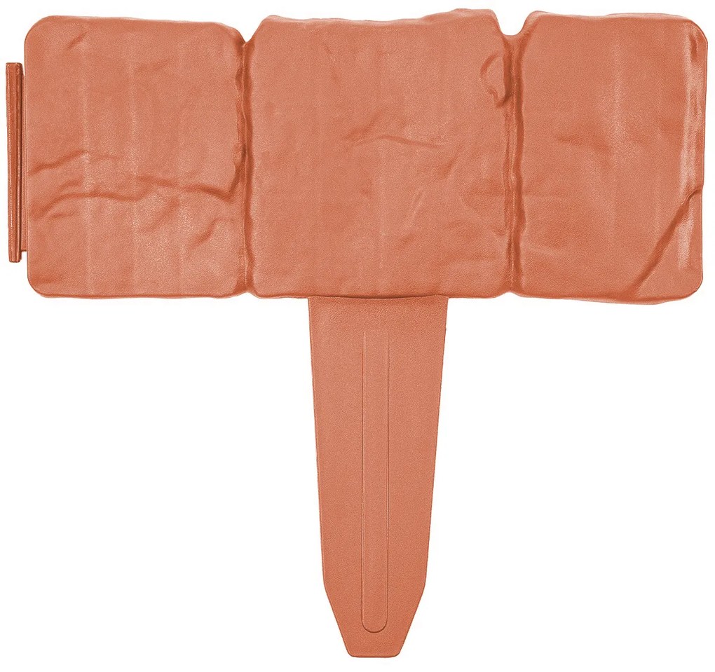 4Home Zahradní palisáda - obrubník Terracotta, 2,5 m
