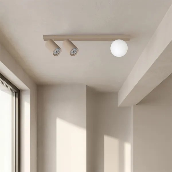 BRILAGI - Bodové svítidlo SELE BALL 2xGU10/30W/230V + 1xG9/10W béžová