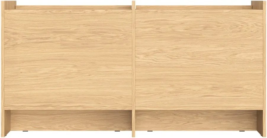 Komoda v dekoru dubu v přírodní barvě 146x76x51 cm Hido – noo.ma