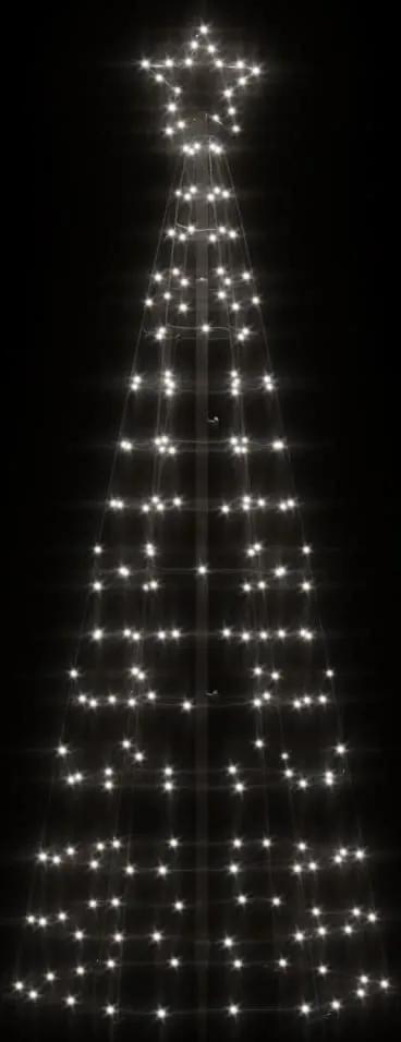 vidaXL Vánoční stromek kužel s hroty 220 ch LED 180 cm [358101] Barva: Studená bílá