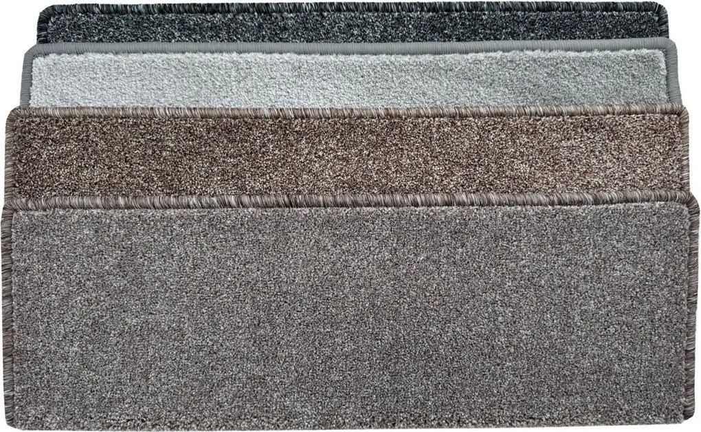 Vopi Nášlapy na schody Apollo Soft hnědý obdélník - 24x65 obdélník (rozměr včetně ohybu)