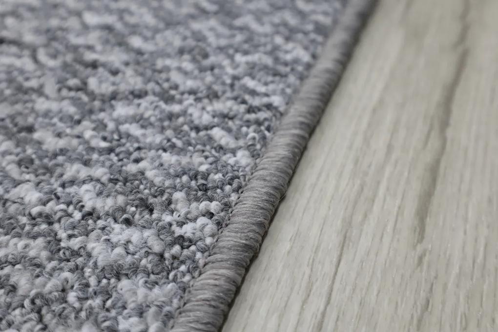 Vopi koberce AKCE: 95x200 cm Kusový koberec Toledo šedé - 95x200 cm