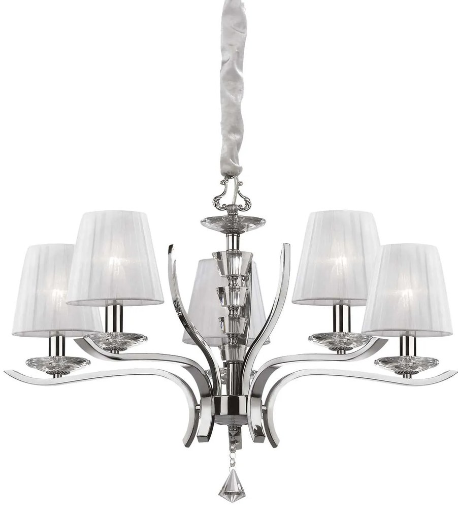 Ideal Lux Závěsné svítidlo PEGASO SP5 BIANCO