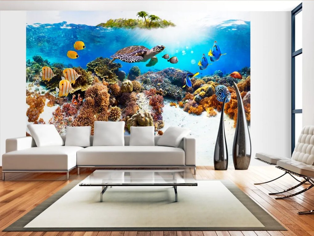 Fototapeta Korálové moře + lepidlo ZDARMA Velikost (šířka x výška): 150x105 cm