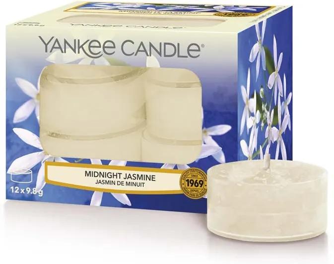 Yankee Candle - čajové svíčky Midnight Jasmine 12ks