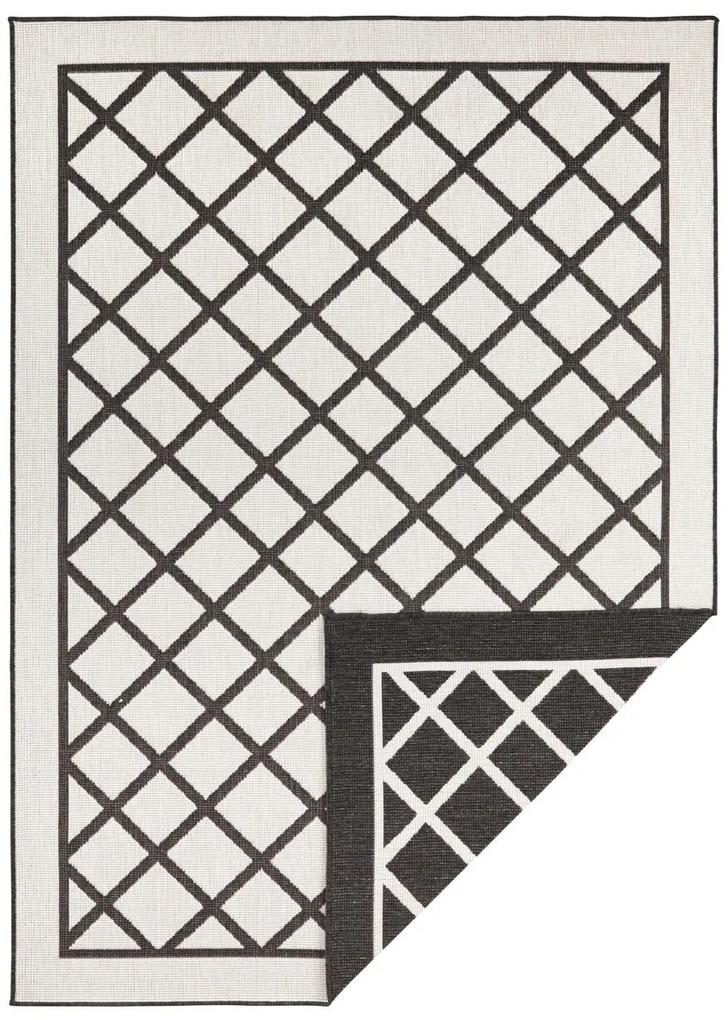 Bougari - Hanse Home koberce Kusový koberec Twin Supreme 103425 Sydney black creme - 160x230 cm