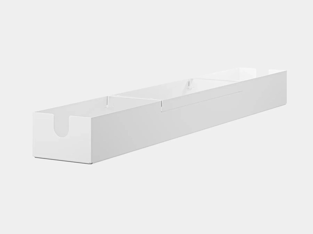 Organizér kabelů pod stůl Bílá / Malý (60 cm)
