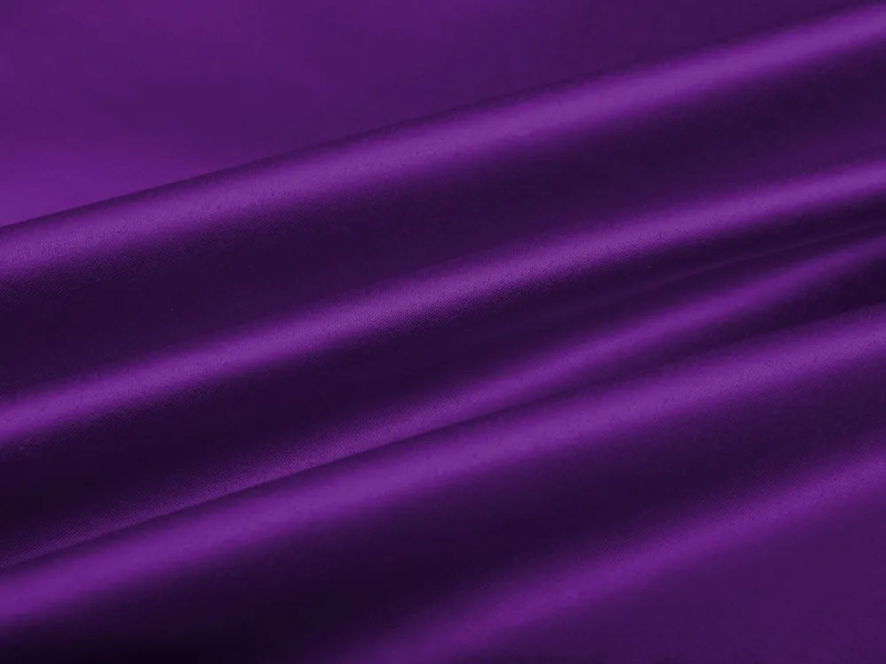 Biante Saténový běhoun na stůl polyesterový Satén LUX-L044 Zářivě fialový 20x180 cm