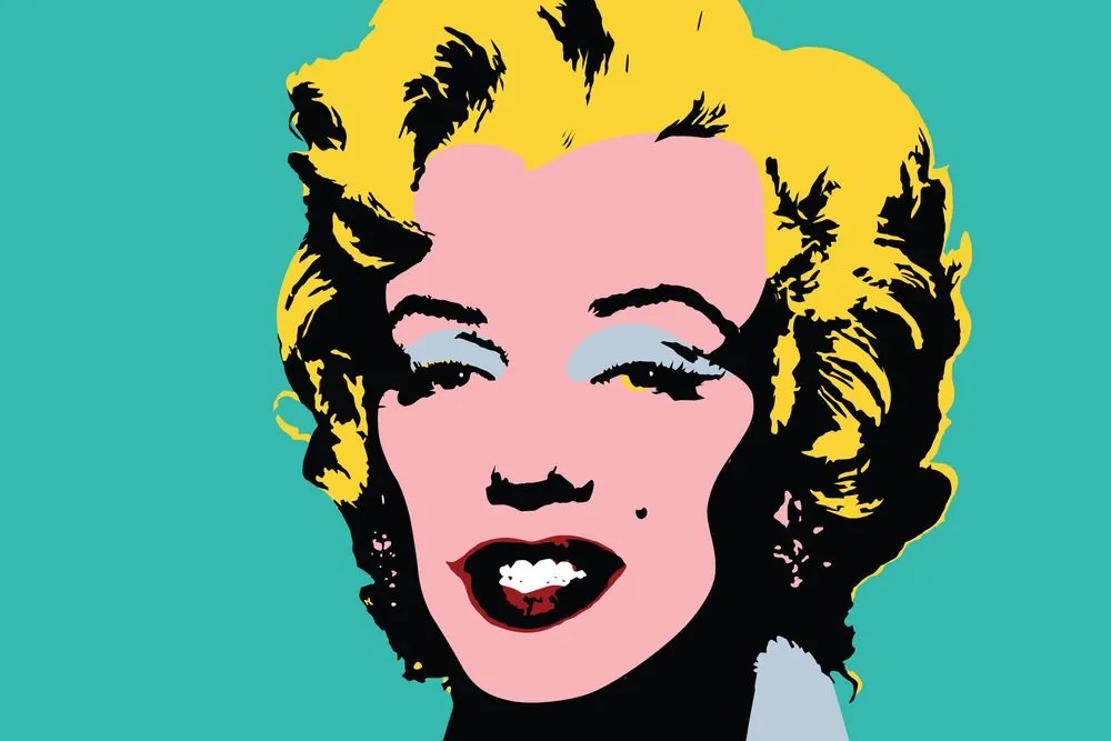 Obraz ikonická Marilyn Monroe v pop art designu