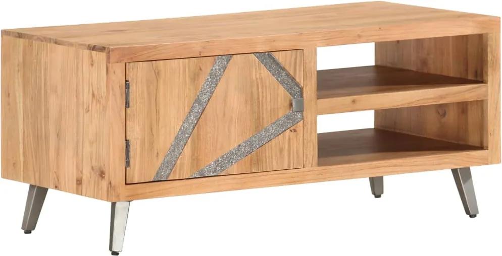 Konferenční stolek Wilburton - 90 x 45 x 40 cm | masivní akáciové dřevo