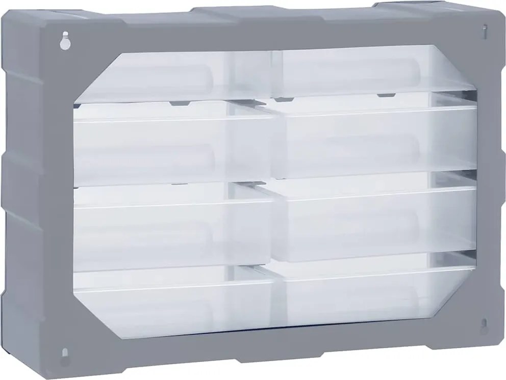 Organizér s 8 velkými zásuvkami 52 x 16 x 37 cm 149600