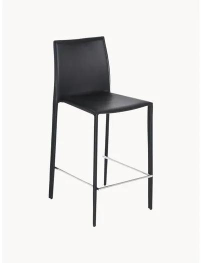 Barová židle z kůže Boréalys, 2 ks