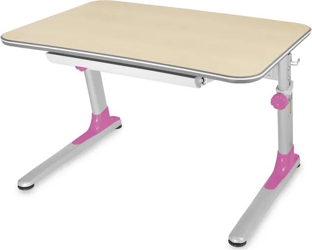 Rostoucí stůl Junior 32P1 19 růžový