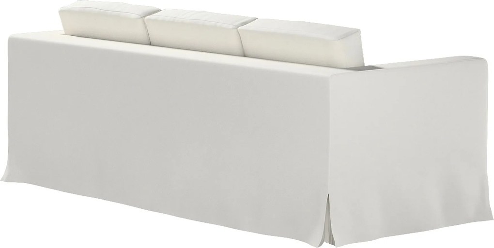 Potah na pohovku IKEA  Karlanda 3-místná nerozkládací, dlouhý barva šedá látka pletený vzor
