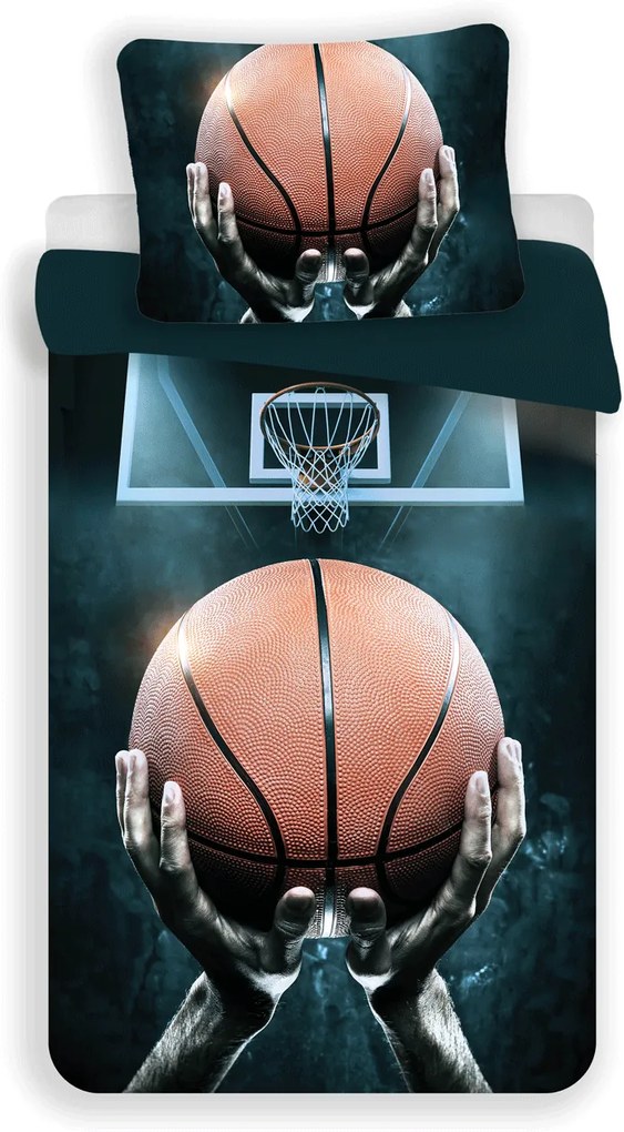 Jerry Fabrics Povlečení Basketball ,140x200/70x90 cm