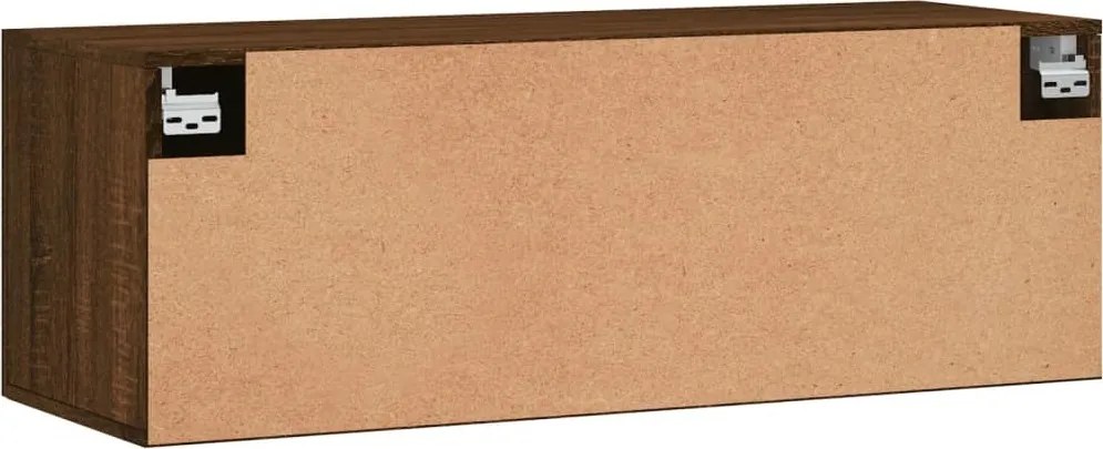 vidaXL Nástěnná skříňka 100x36,5x35 cm kompozitní dřevo [830147] Barva: bílá s vysokým leskem