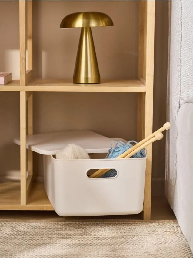 Sinsay - Úložný box s víkem - krémová