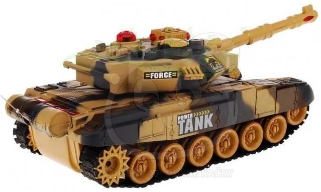 RC tank, 34 cm, zvuk hnědý