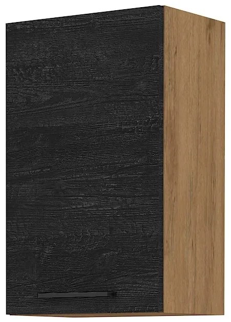 Horní kuchyňská skříňka Virion 45 G 72 1F (dub lancelot + tmavé dřevo). 1046307
