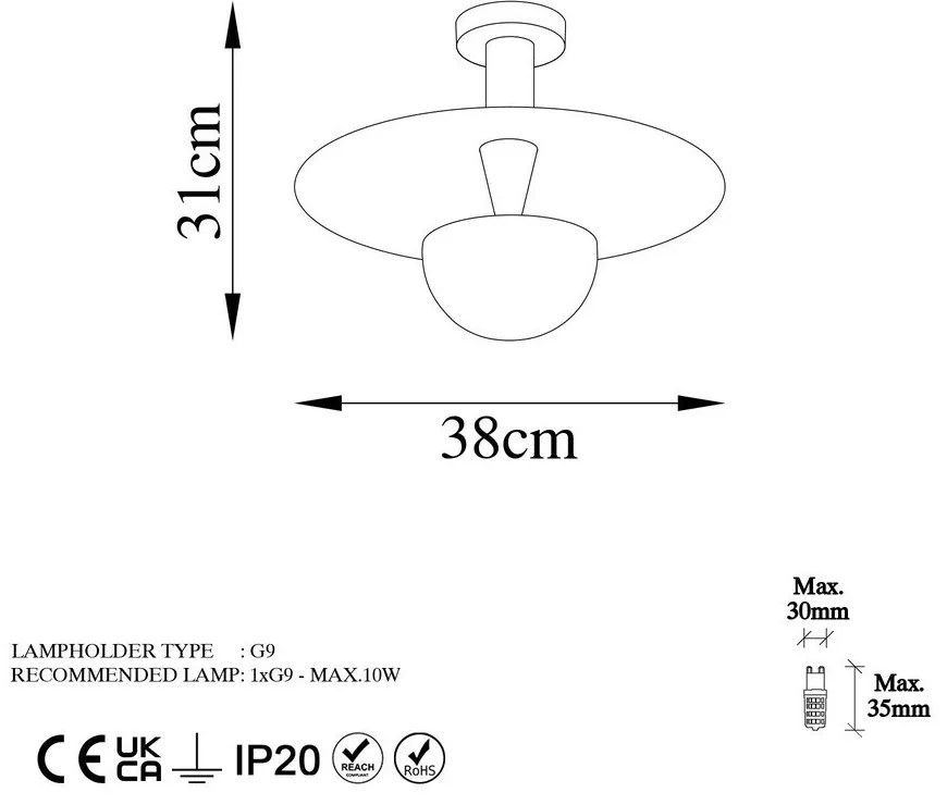 Závěsné svítidlo v měděné barvě s kovovým stínidlem ø 38 cm Kurt – Opviq lights