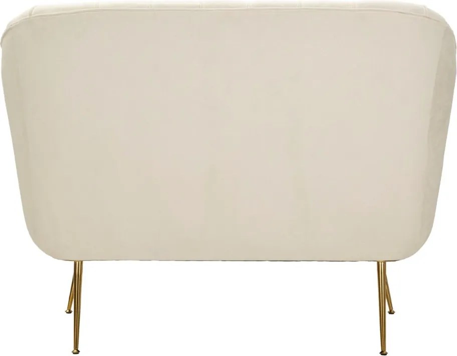 Designová pohovka Jagienka 130 cm krémová