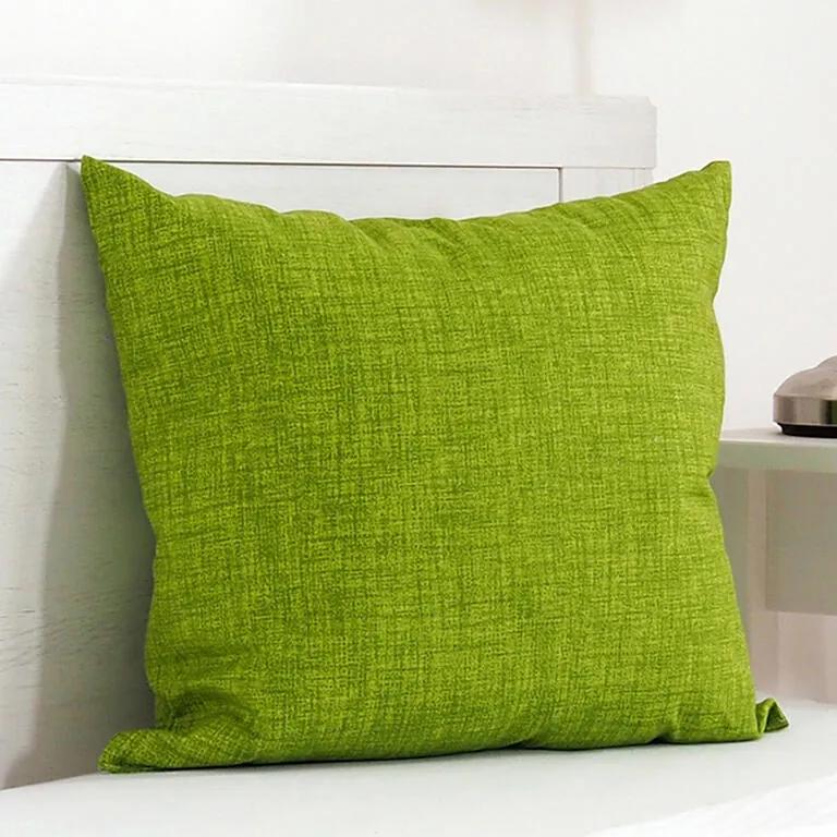 Dekorační polštářek BESSY 45 x 45 cm zelená sada 2 ks