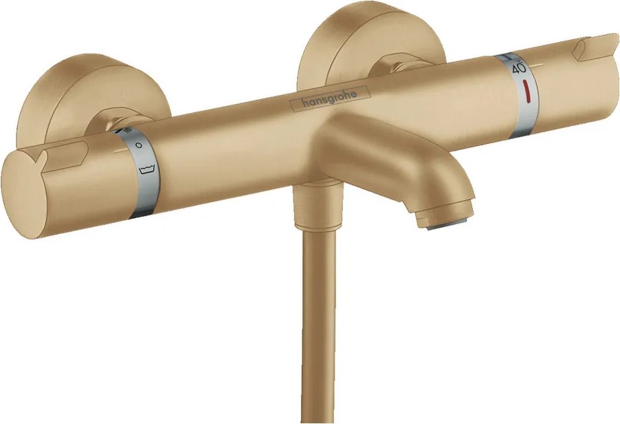 Hansgrohe Ecostat Comfort, termostatická vanová baterie, bronzová matná, 13114140