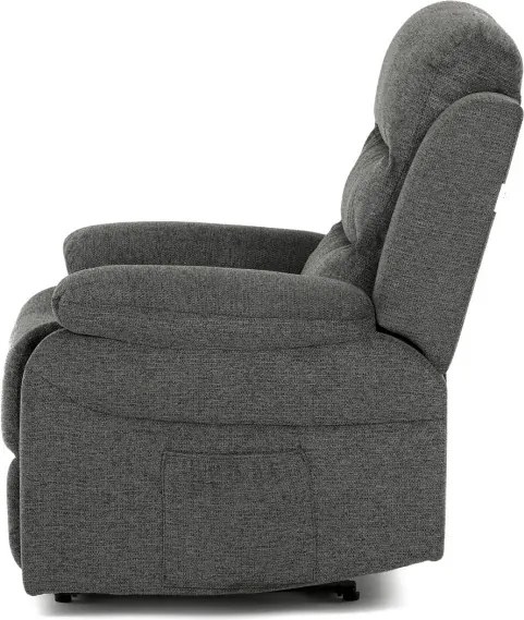 Polohovací křeslo šedé TV-4086 GREY2