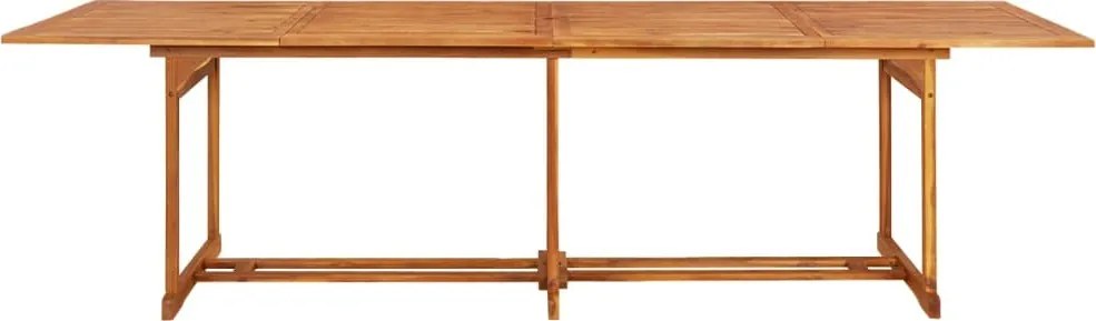 vidaXL Zahradní jídelní stůl 280 x 90 x 75 cm masivní akáciové dřevo [315947]