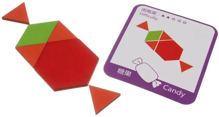 Vzdělávací puzzle - geometrické obrazce