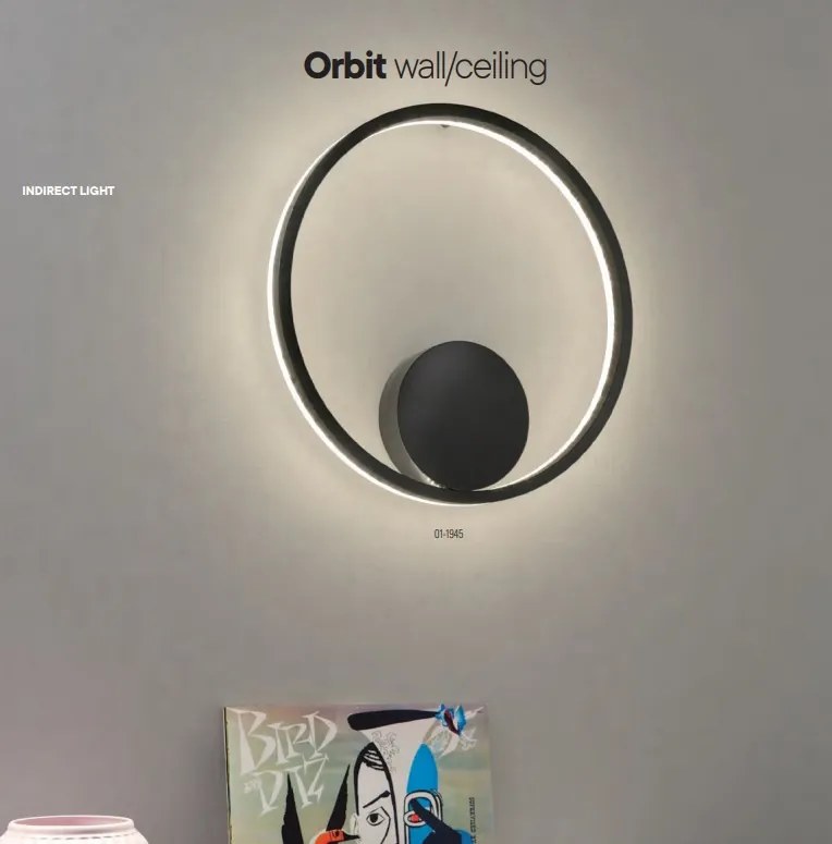 Redo Nástěnné/stropní led svítidlo Orbit Barva: Bílá Direct, Chromatičnost: 3 000 K (teplá bílá) Triac, Ø - Průměr: 40cm