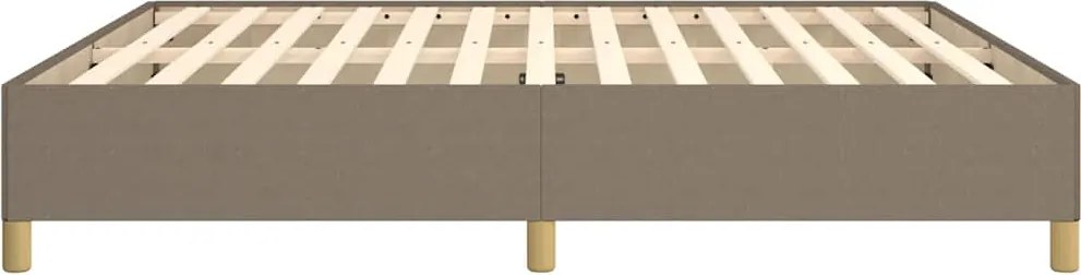 Rám postele s boxspringem taupe 180 x 200 cm textil 3120981