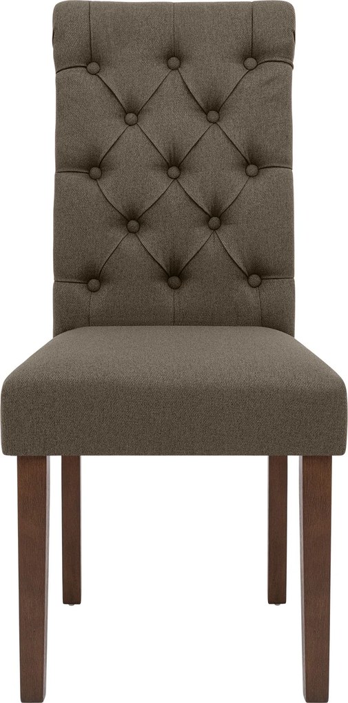 Sada 2 jídelních židlí Lisburn látka – taupe