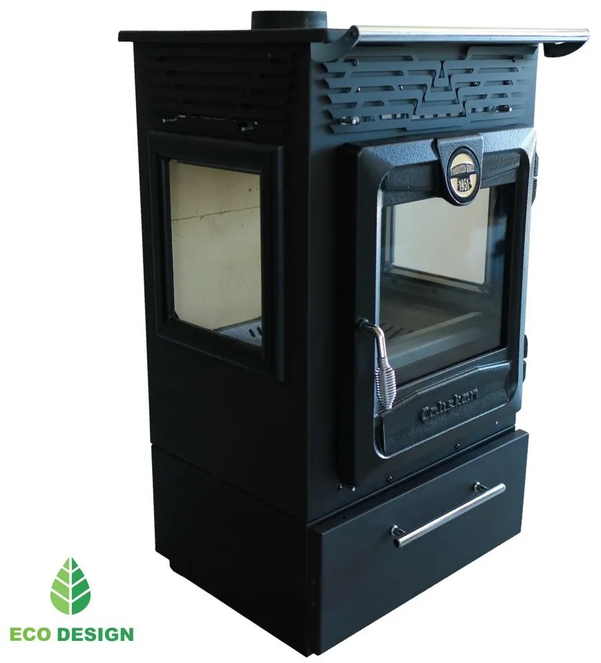 CALISKAN Krbová kamna VLTAVA 3D BOX - černá