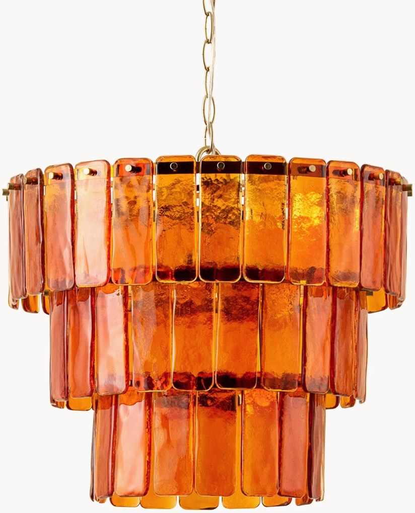 Ručně vyrobený lustr Amber