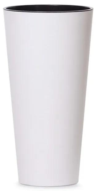 PROSPERPLAST Květináč - TUBUS SLIM Průměr: 20 cm, Barva: antracit