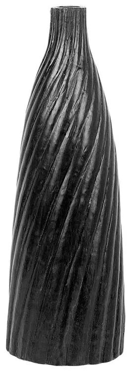 Dekorativní váza černá 45 cm FLORENTIA Beliani